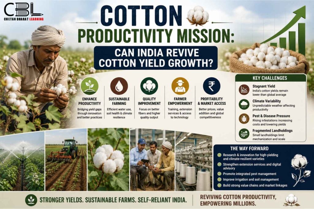 Cotton Productivity Mission: Challenges and Opportunities | UPSC
